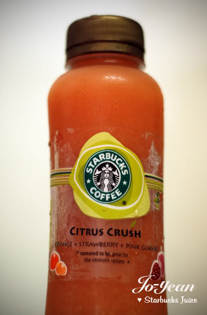 Starbucks Juice - Jo's Journal