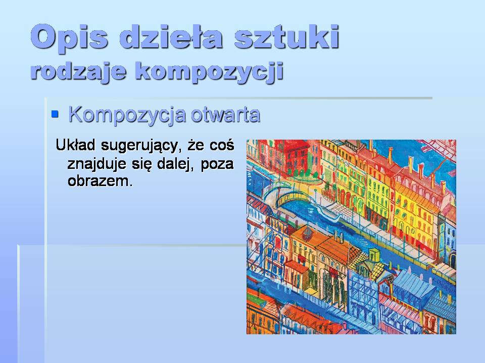 Galeria Czternastki: Opis obrazu.
