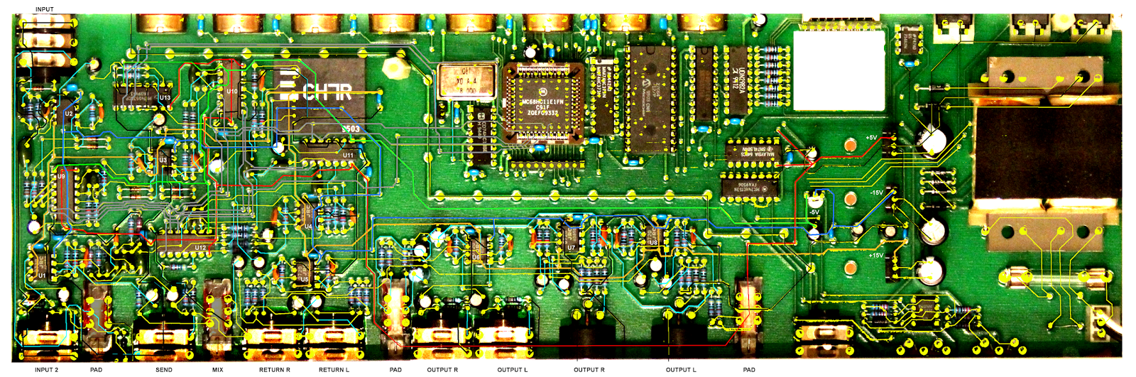 /usr/local: TECH 21 SansAmp PSA-1 PCB traces and schematics