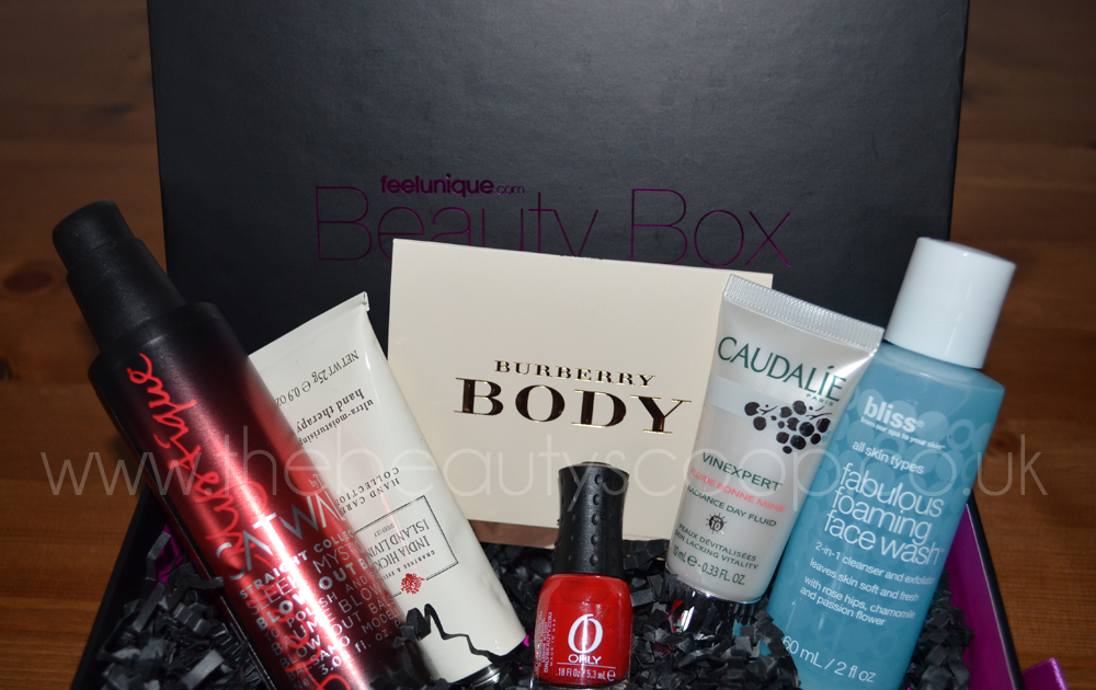 The Beauty Scoop!: Feel Unique Monthly Beauty Box - October Contents!