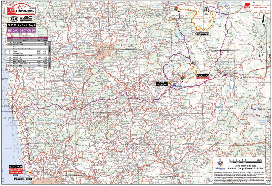BARRACUDARACING360: VODAFONE RALLY DE PORTUGAL 21-24 MAIO 2015 MAPA TRAMOS