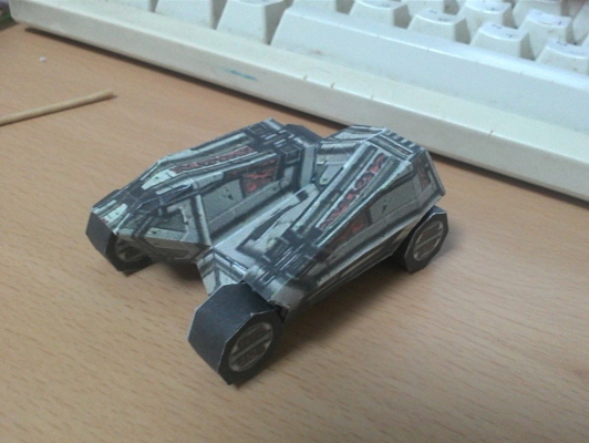 POD: Planet of Death Papercraft - Alien Car | Papercraft Paradise ...