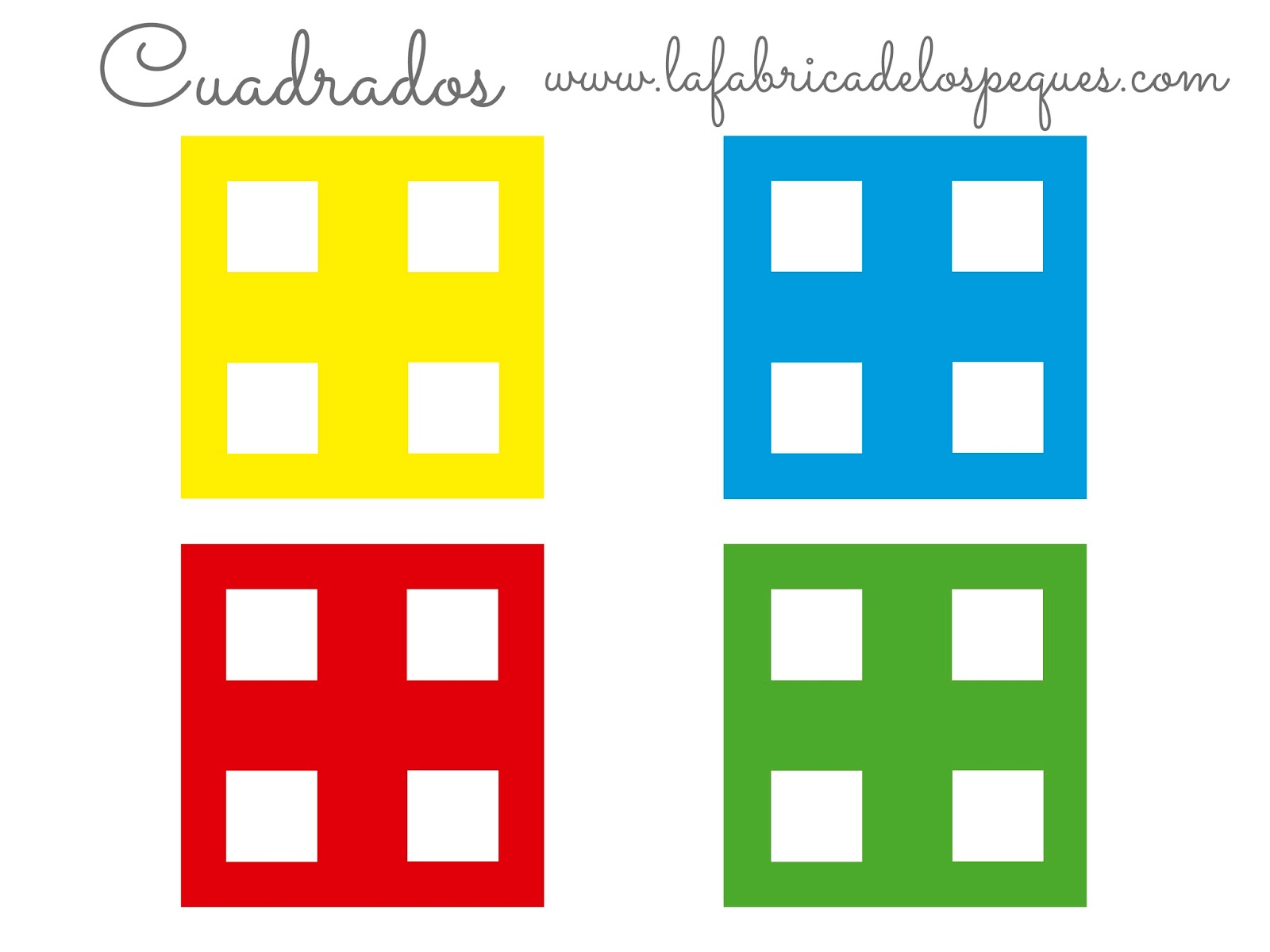 Imprimibles gratis para actividades con gomets | La fábrica de los peques