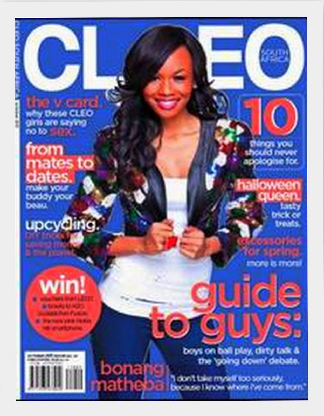 The Kokonut Stylist: The First EVER South African CLEO Magazine Cover Girl