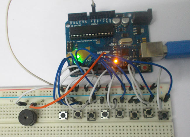 Arduino Based Tone Generator - Internet of Things
