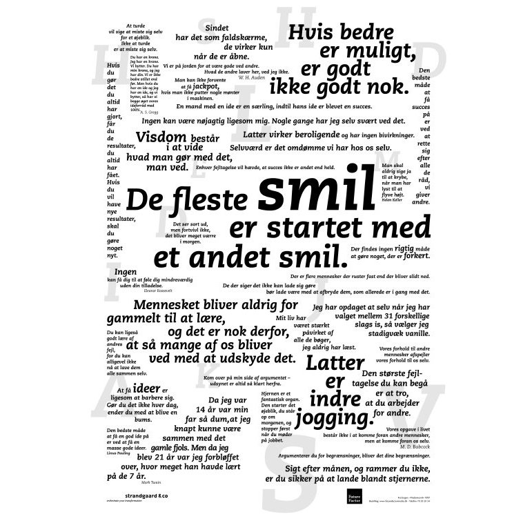 Ting og sager: Smil og være glad