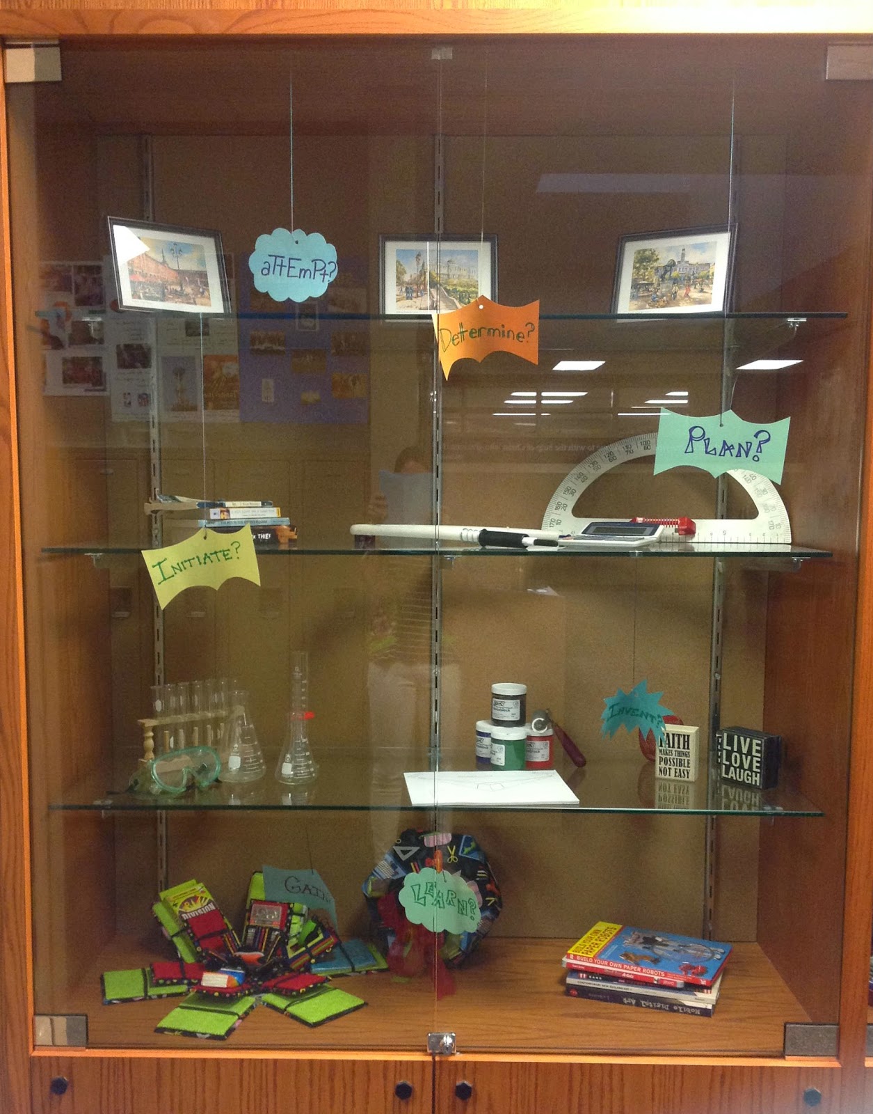 Miss Arty Pants: Beginning of the Year Display Case