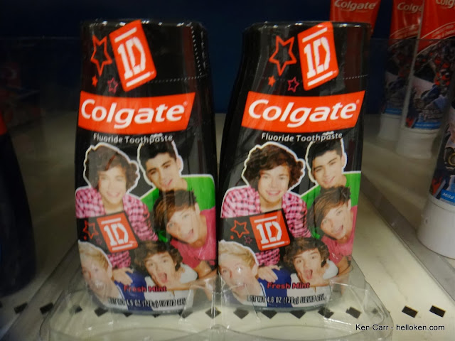 HelloKen.com: One Direction toothpaste at Target