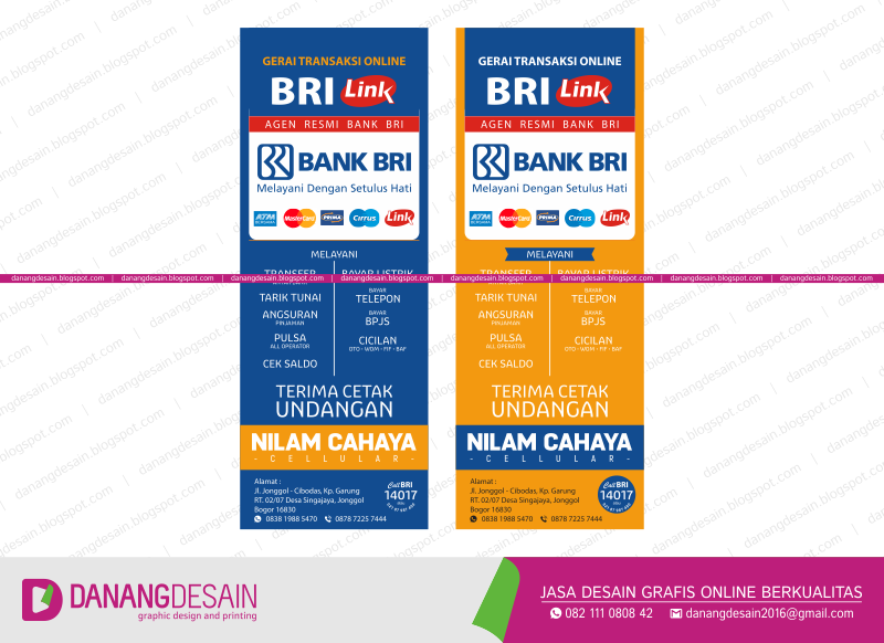Contoh Desain Spanduk Banner BRI Link - Contoh Desain Banner Spanduk