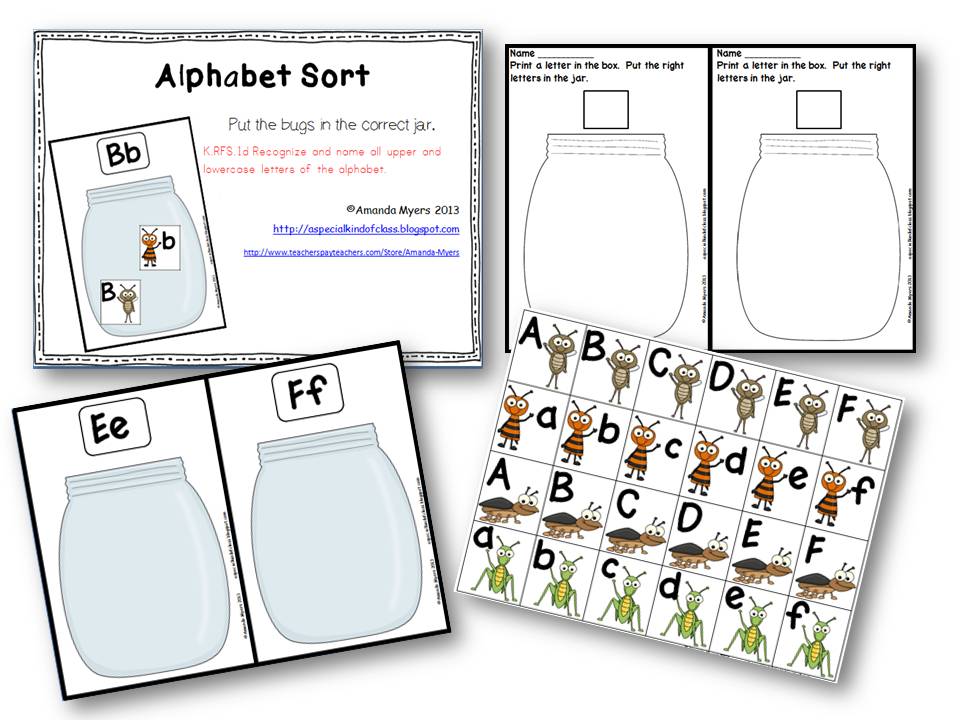 A special kind of class: It's a buggy world alphabet centers