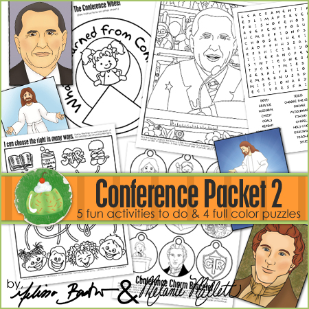 Green Jello with Carrots: Free General Conference Printables