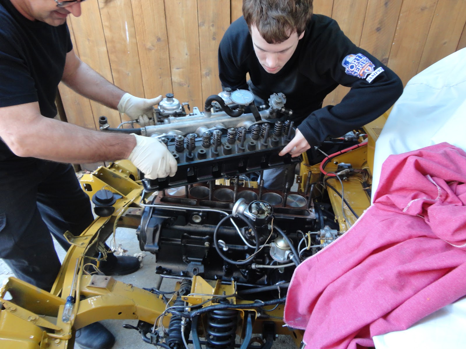 Triumph Engine and Gearbox rebuild: Part 3 - re-installation and ...