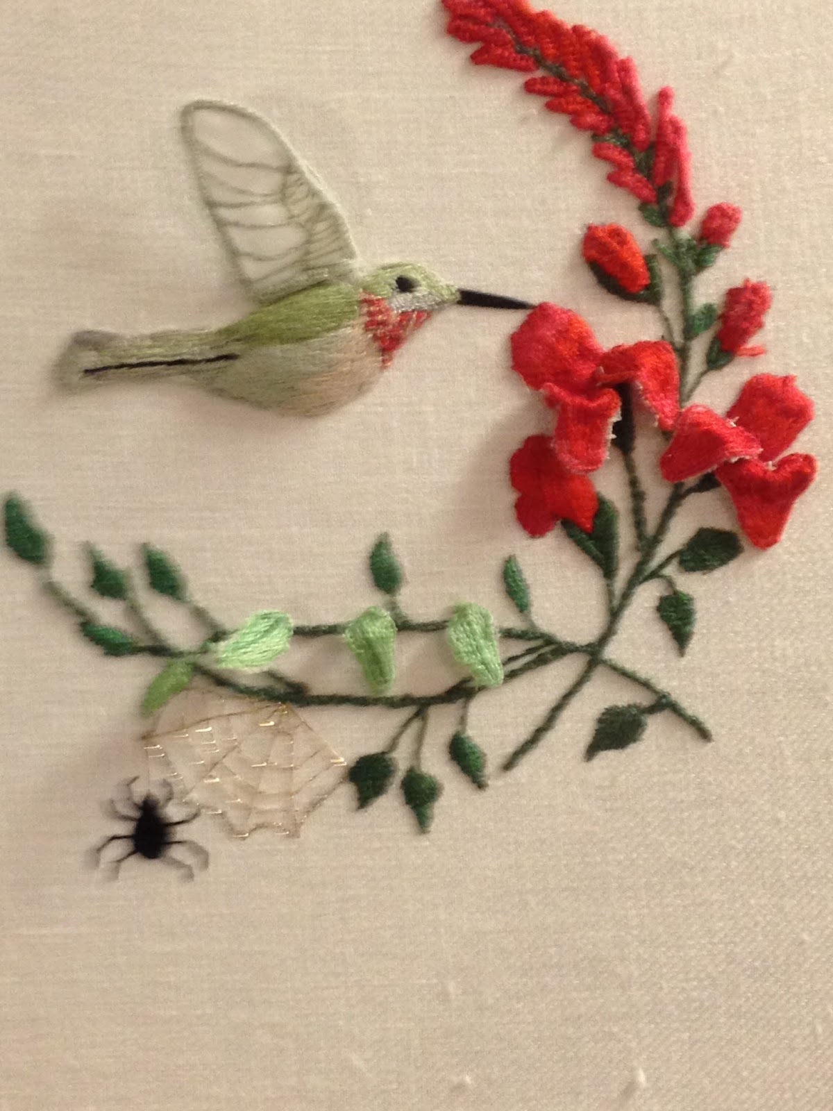 Valerie's Stumpwork Birds