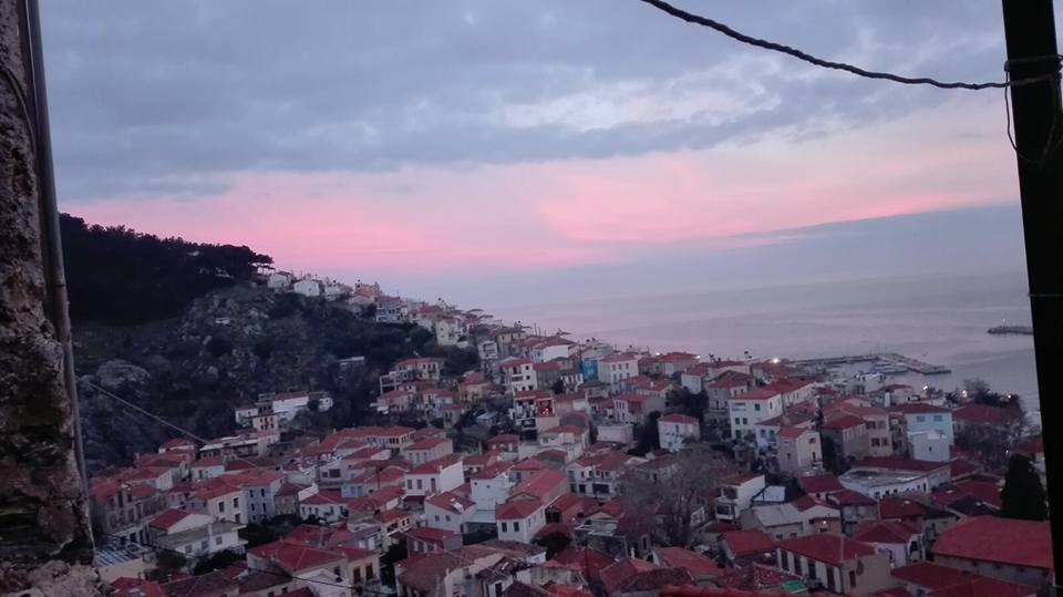 Visit Plomari: When nature 'paints' art in plomarI