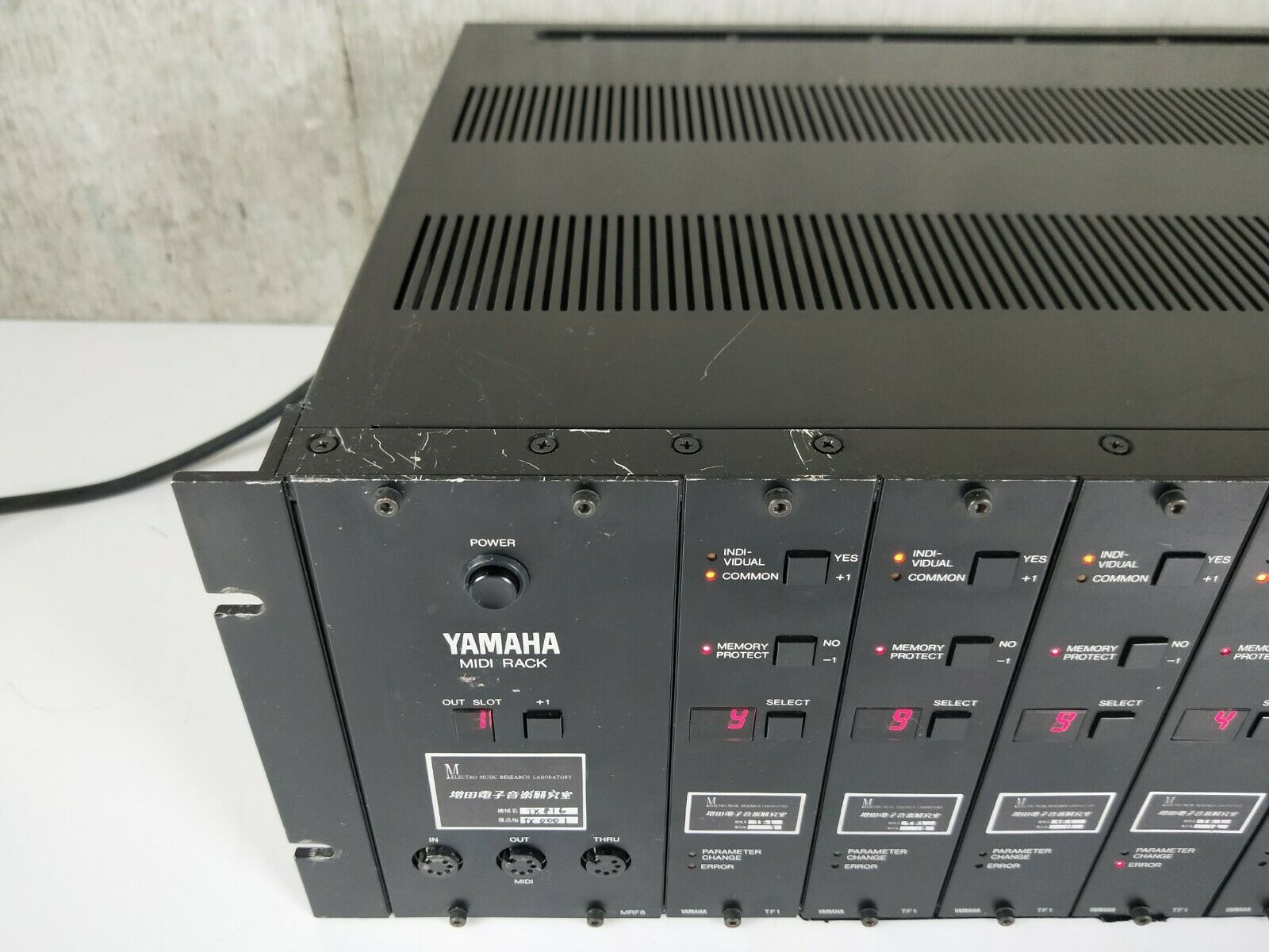 MATRIXSYNTH: YAMAHA TX816 MIDI Rack Synthesizer SN 3845