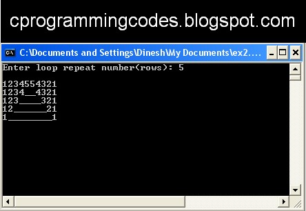 C Programming | Computer | Ms-Excel: Number rectangle structure
