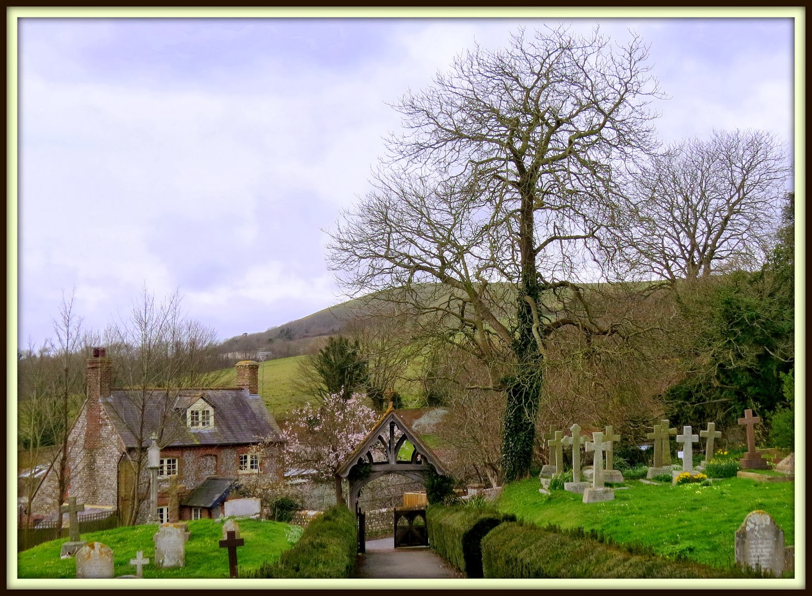 Grandma P's Ramblings Through Life: Glynde and Beddingham Hill. Part 1.