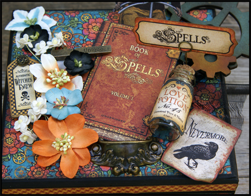 Rodriguez Designs: Altered Steampunk Spells }The Scrapbooking Studio