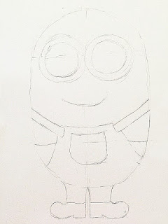 by The Art Bug: Draw a Minion - Step by Step Tutorial : Make it Monday