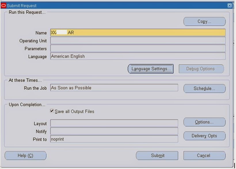 Learning SOA: Report Creation in Oracle EBS using XML publisher