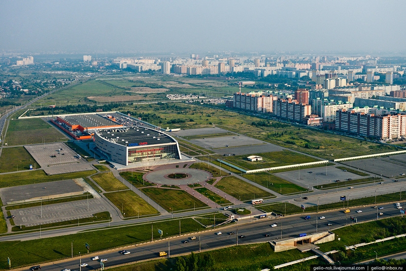 Aerial Photoshoot of the Siberian City