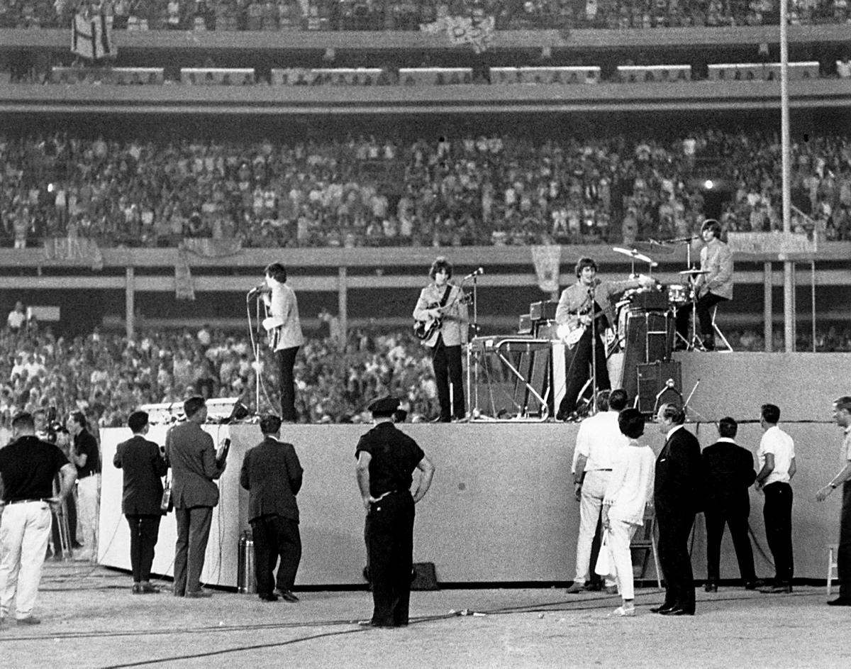 1965 Shea Stadium the Beatles' Biggest Concert – The First Rock Concert ...