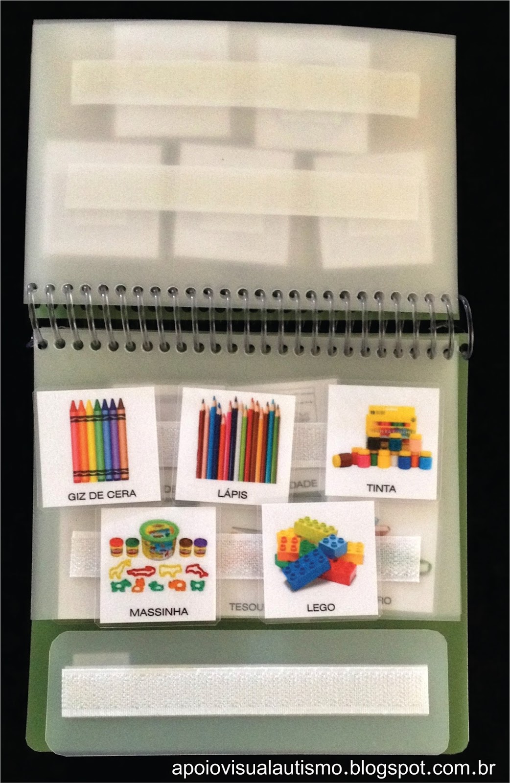 Apoio Visual :: Autismo: Pasta de Comunicação - Mini PECs