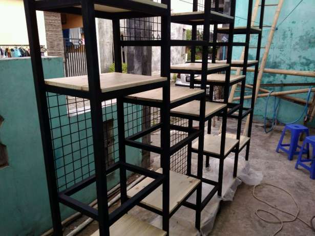 PEMBUATAN RAK MINIMALIS DARI BESI