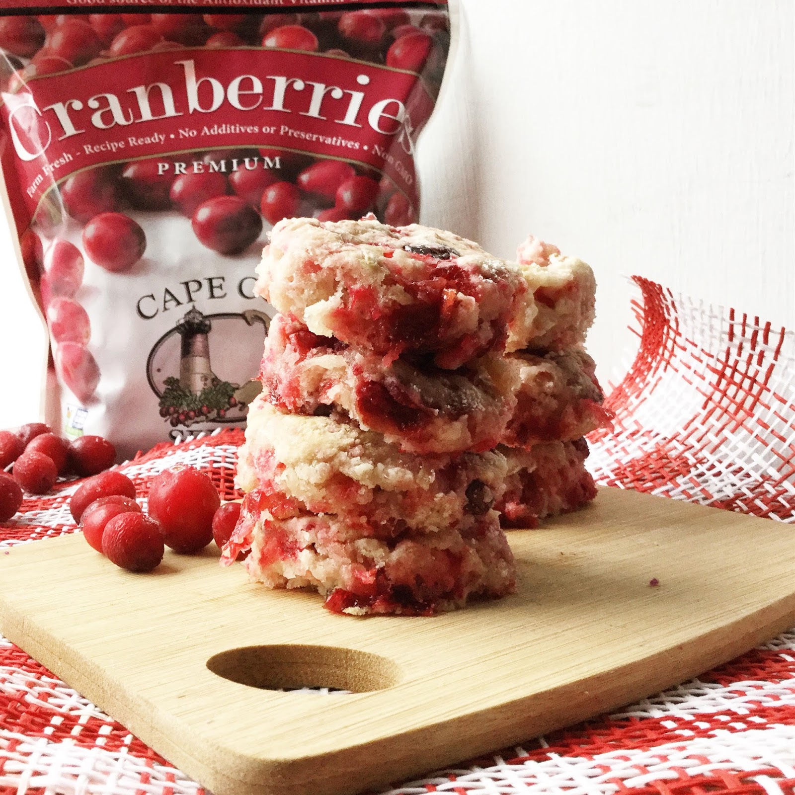 Sweet Cranberry Biscuits - Nik Snacks