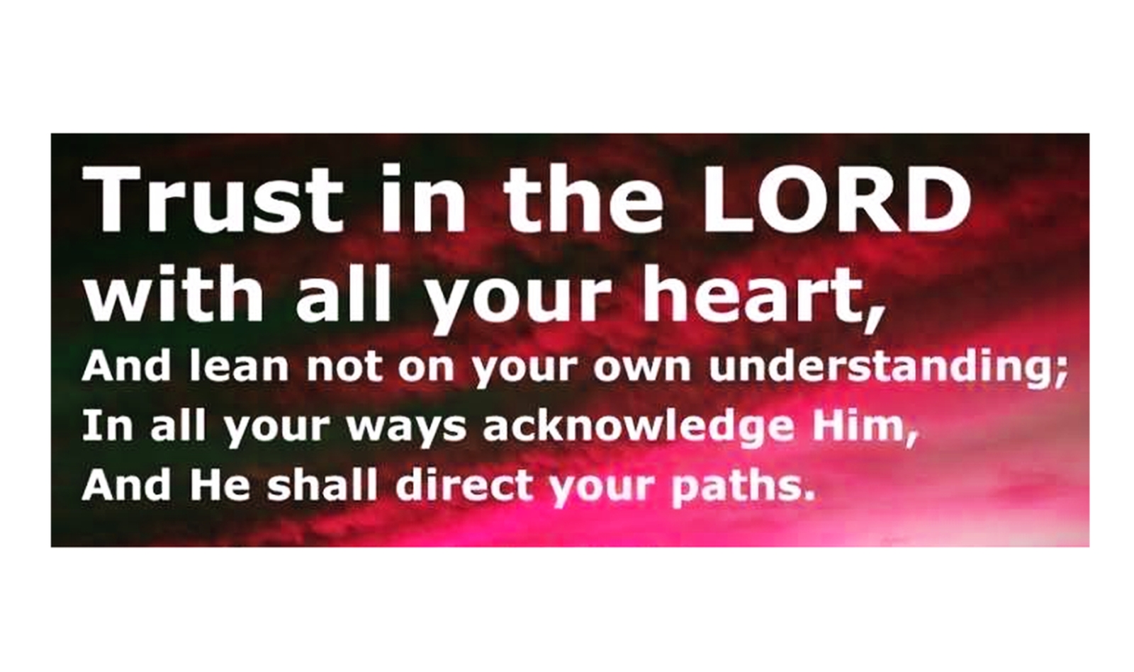 Lean Into God's Plan. Amen.