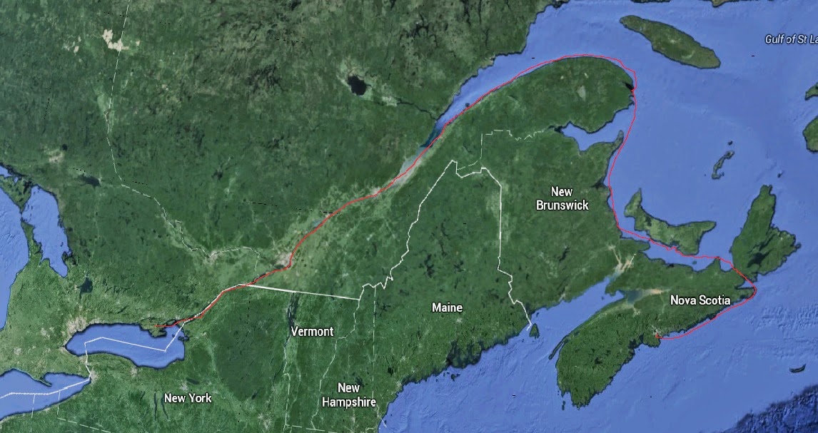 Sweet-Tango: Map of the planned trip