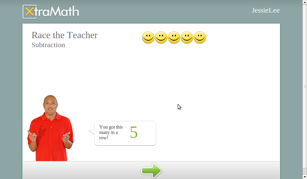Jessie : My Xtramath results By Jessie lee