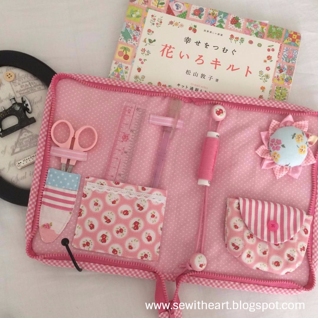 sew with heart: Sewing Swap : Sewing kit pouch