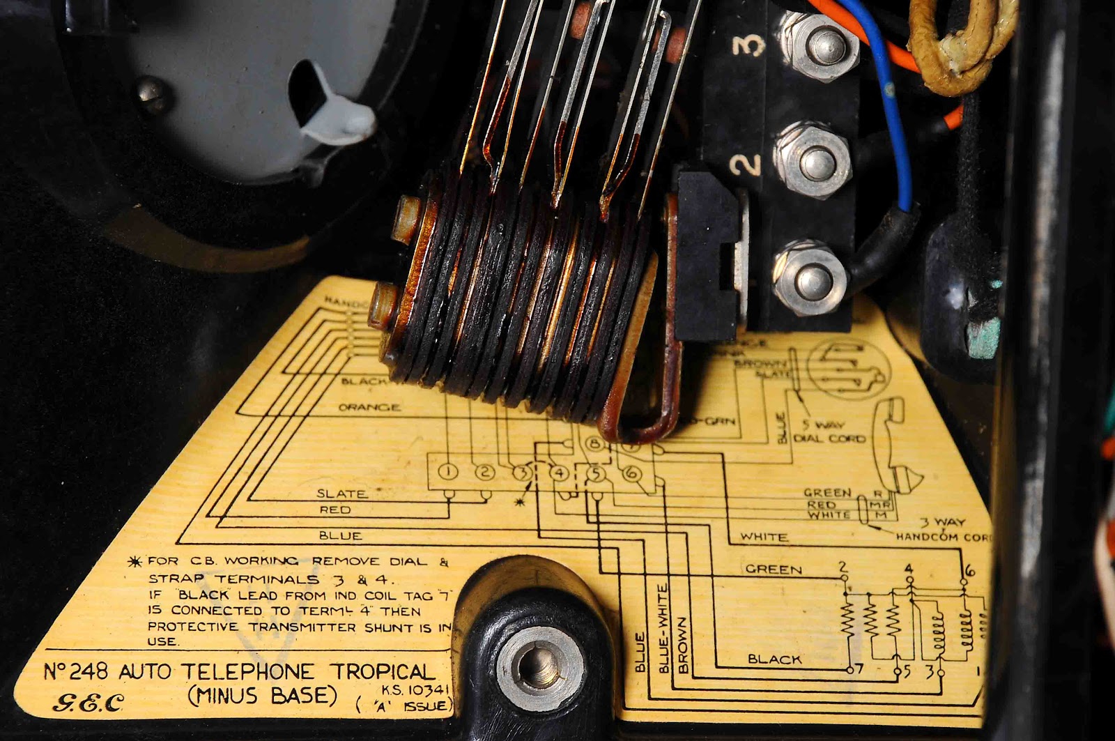 Old Vintage Gallery: GEC Extension Bakelite Telephone & Ringer Box ...