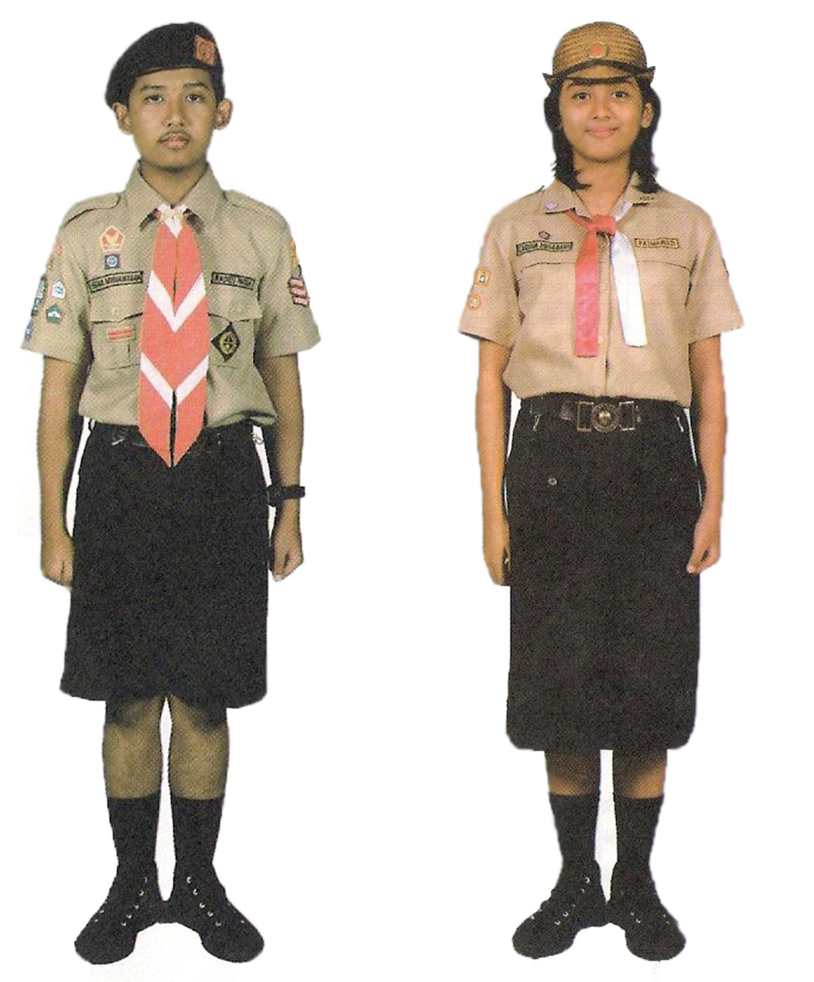 Pramuka : cara berpakaian pramuka yang rapi
