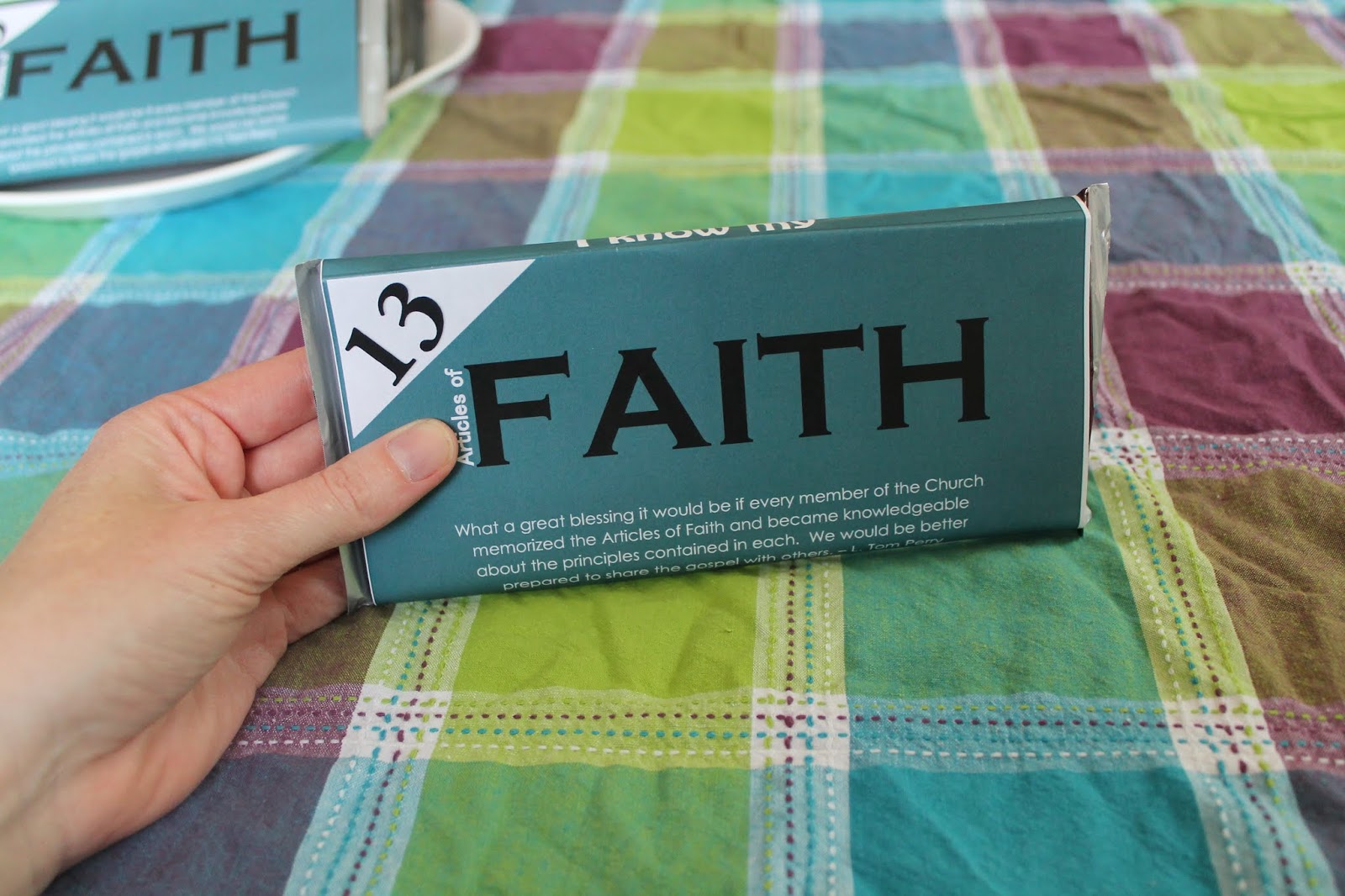 Articles of Faith Large Candy Wrappers -- Free Printable