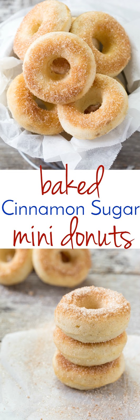 Cinnamon Sugar Mini Donuts | Cooking on the Front Burner