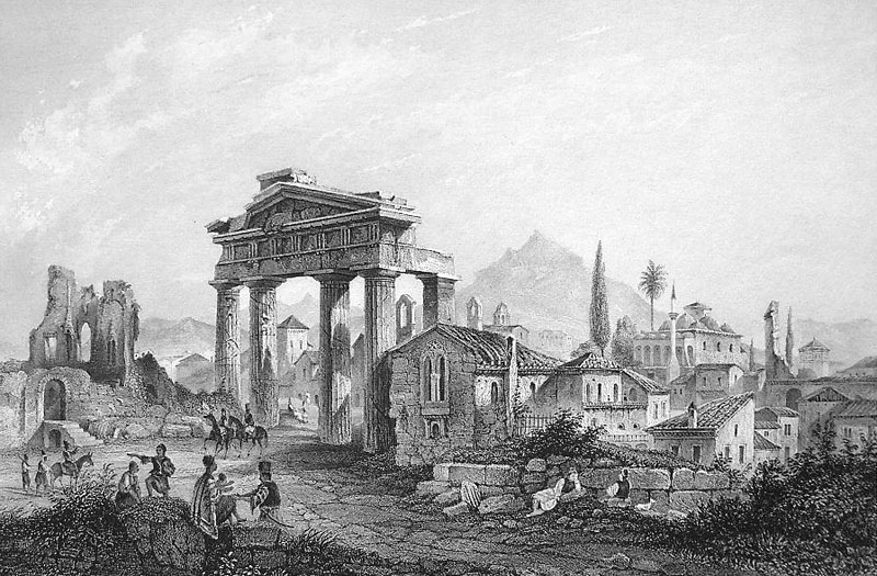 Greek Agora Painting