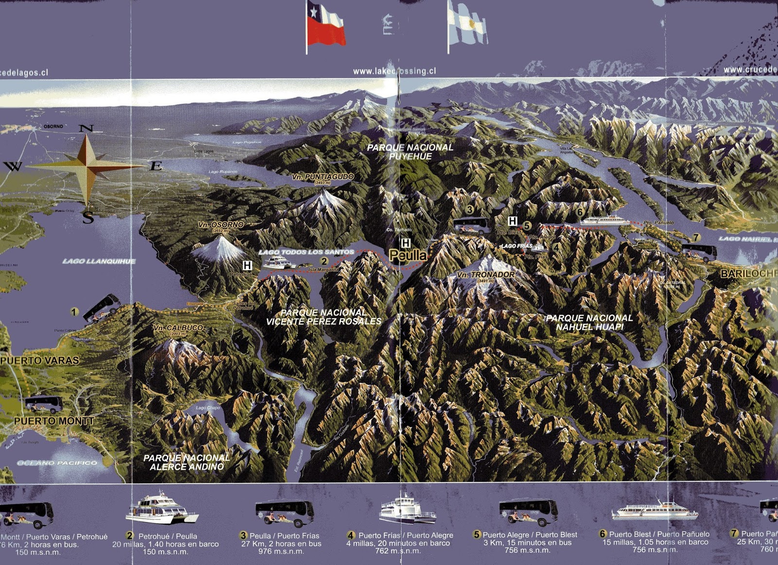 Tá indo pra onde?: Como é o Cruce Andino na região dos Lagos Andinos ...