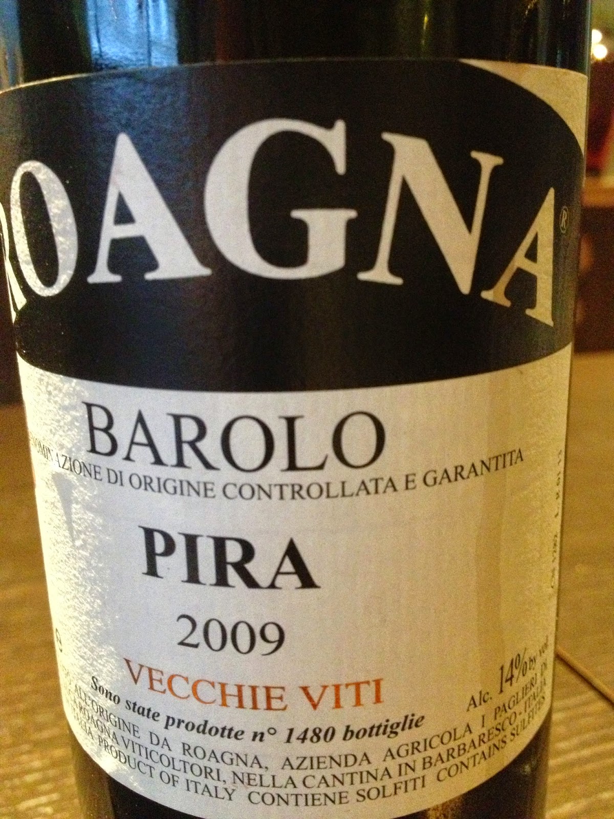 my wines and more: Excellent Roagna vertical tasting, Crichët Pajé ...