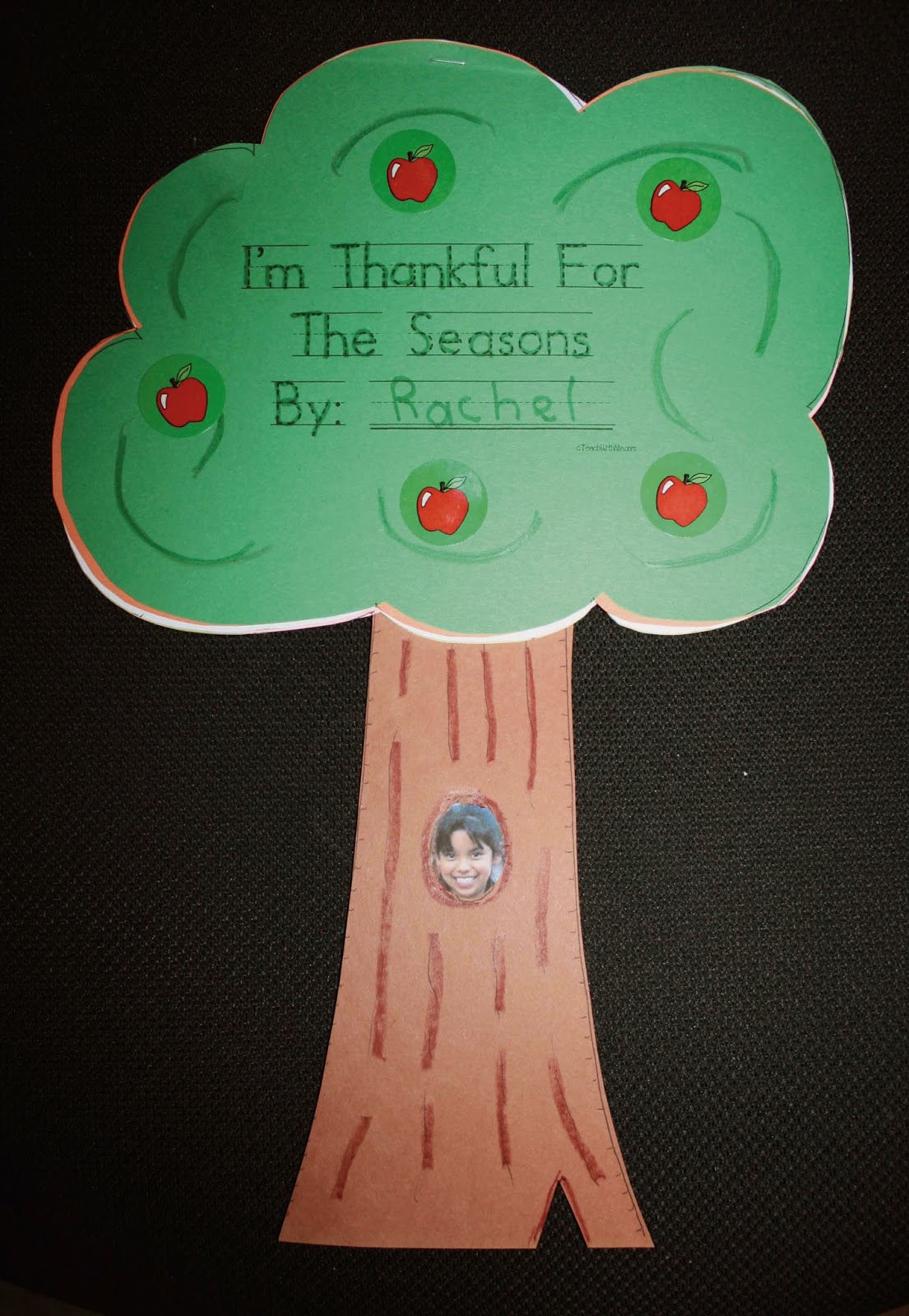 The Thankful Tree Writing Prompt Craftivity - Classroom Freebies