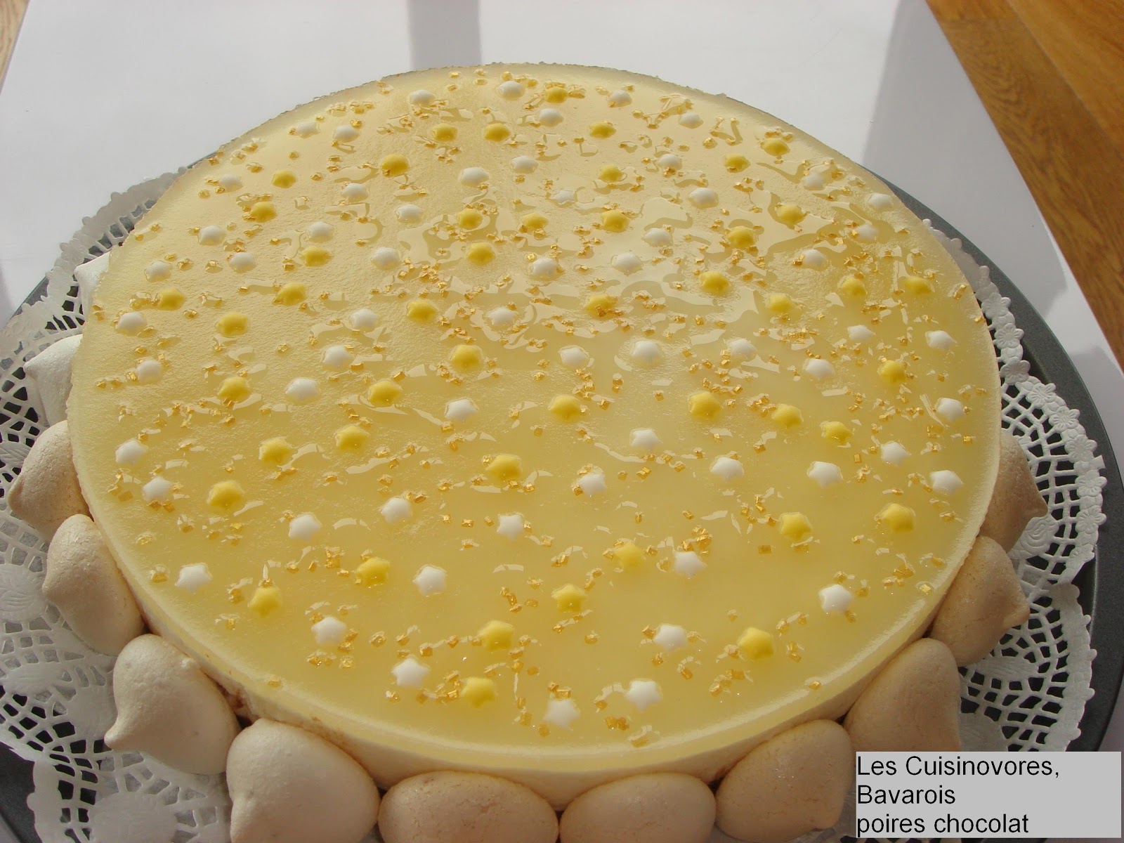 Les Cuisinovores: Le bavarois poires chocolat