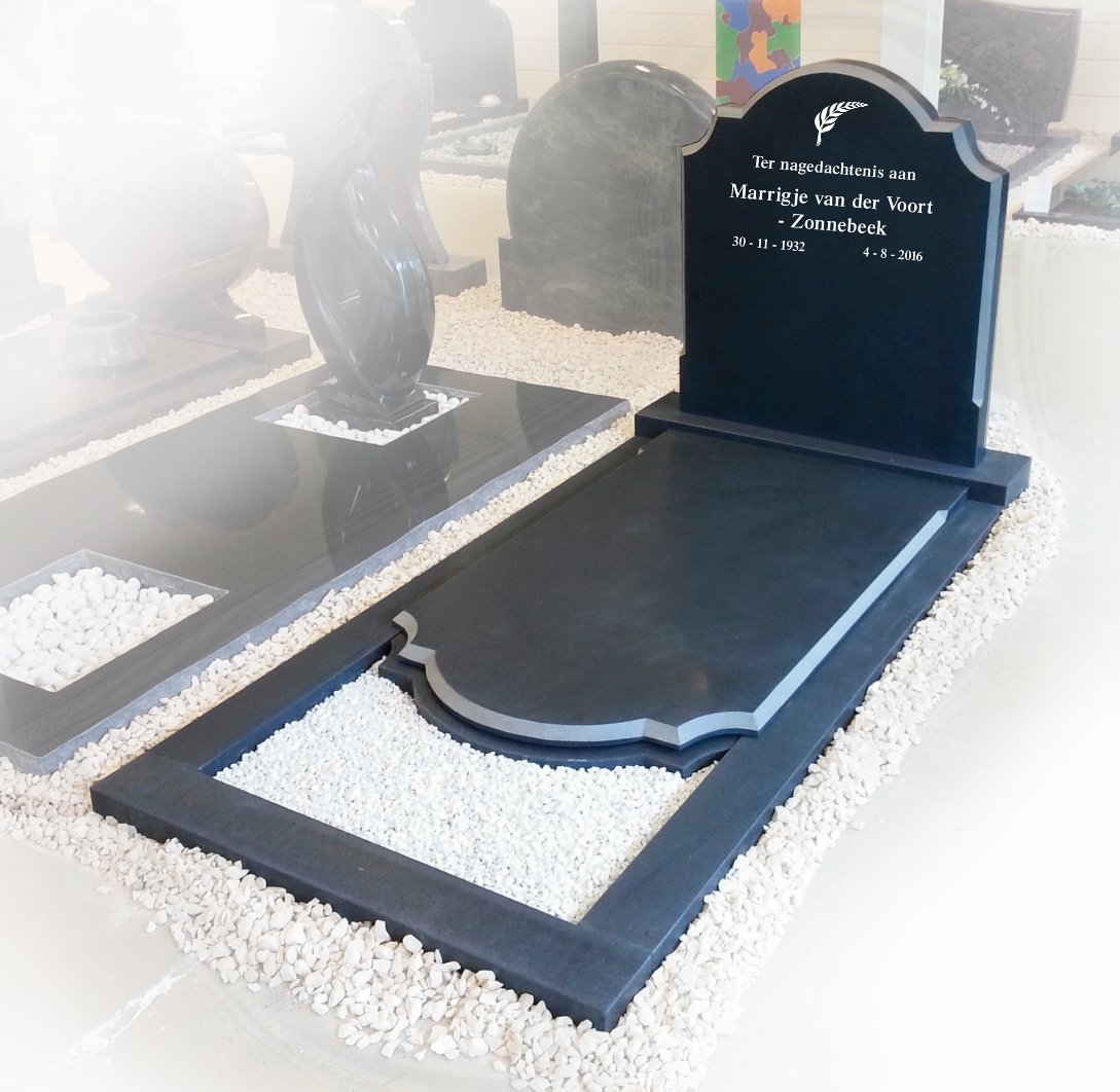 Grafsteen bijwerken met een nieuwe 2e tekst vanaf € 675,=