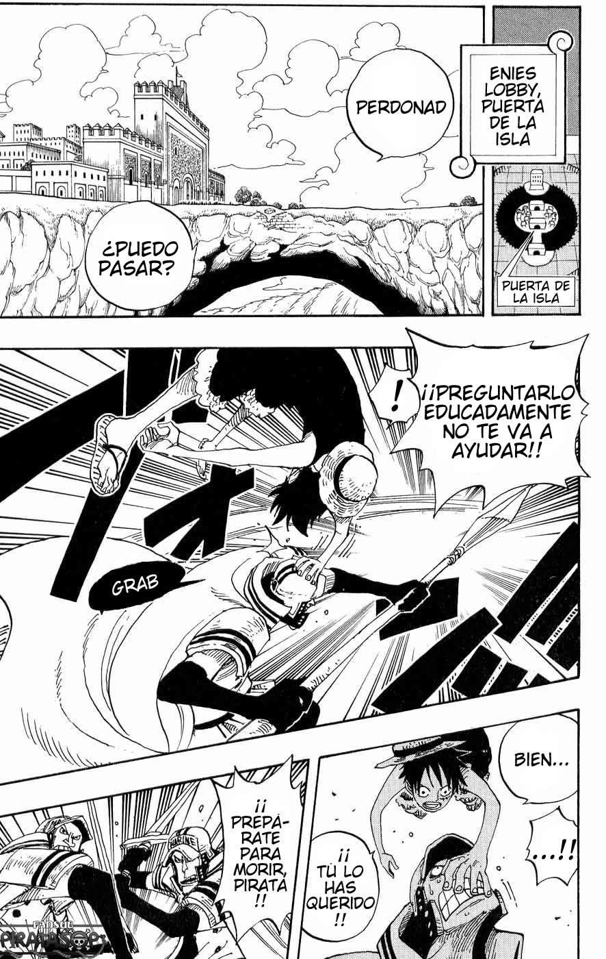 One Piece Manga Capitulo 377. Gran batalla en la isla judicial ...