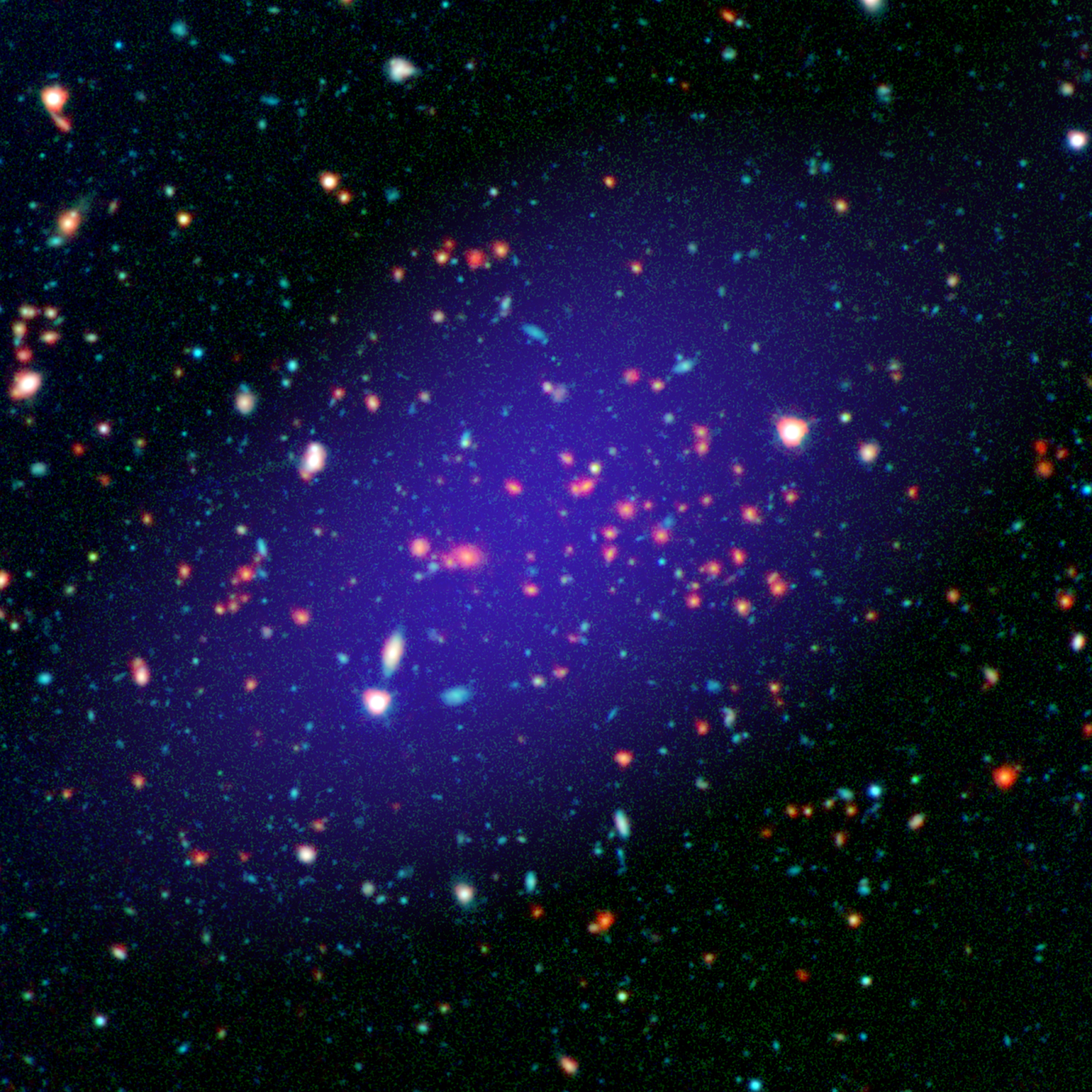 Orbiter.ch Space News: Whopping Galaxy Cluster Spotted with Help of ...