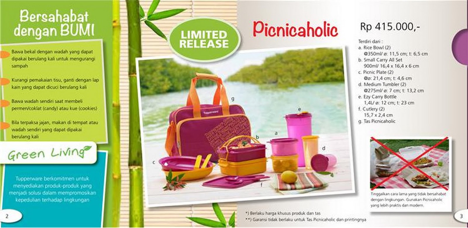 Katalog Tupperware Picnicaholic (Khusus Area Jawa, Bali, Sulawesi dan ...