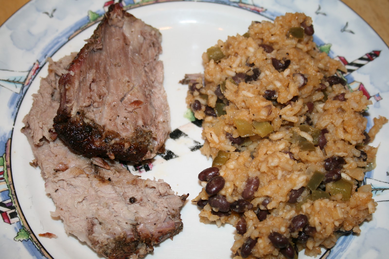 Mom Says Just One Bite!: Cuban Night: Pernil, Moros y Christianos and ...