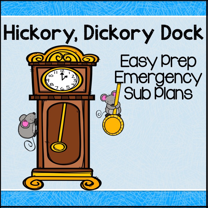 Ms. Moran's Kindergarten: Kindergarten No Prep Emergency Sub Plans and ...