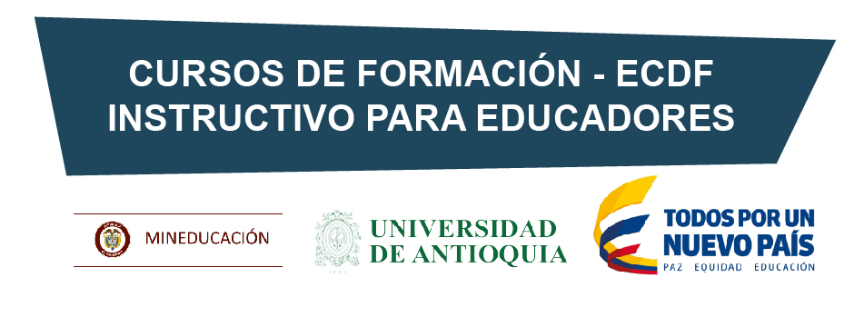 Curso de formación - ECDF - Universidad de Antioquia