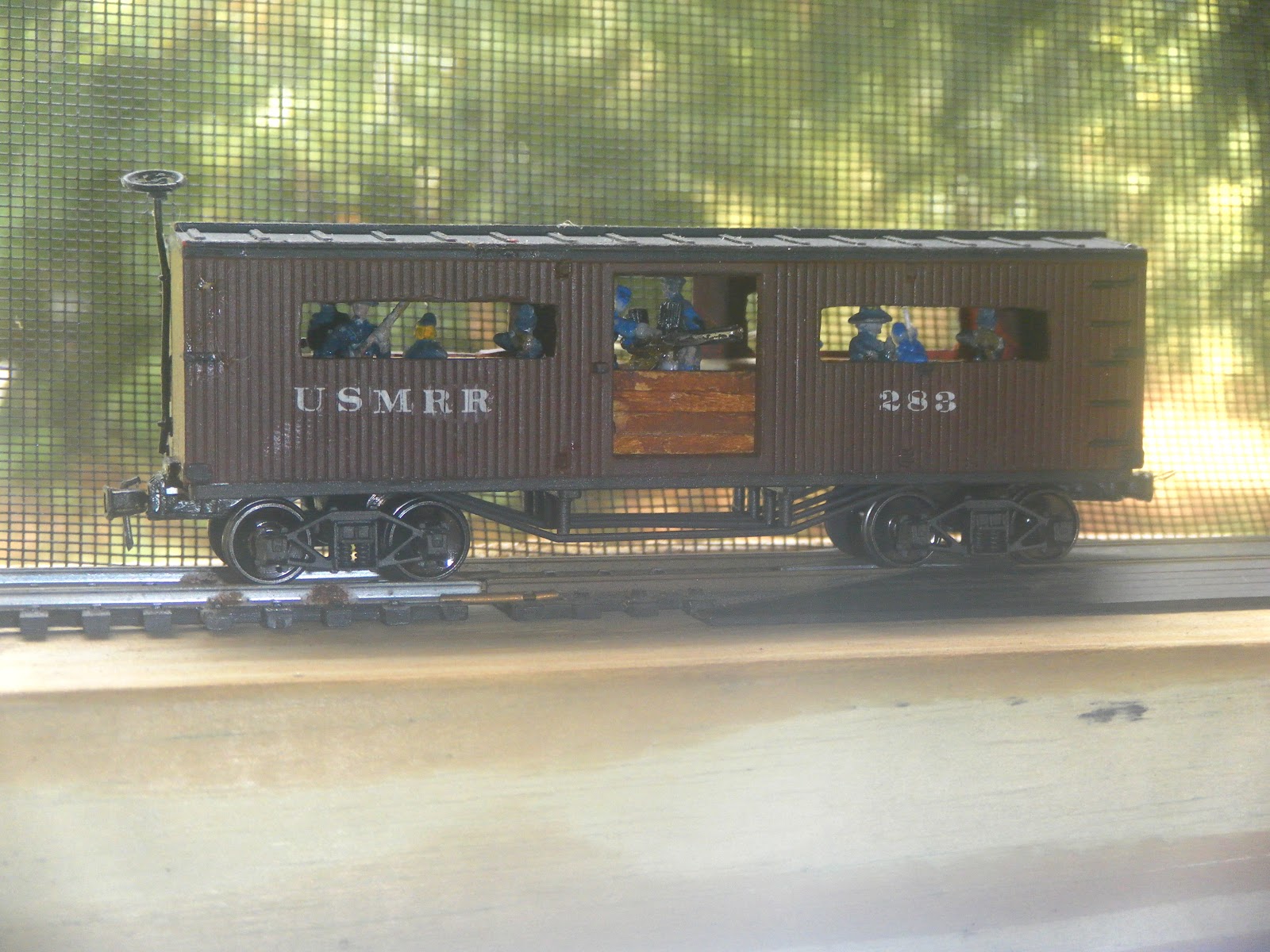 Colbert's Ferry & Chickasaw Rail Road: USMRR Timberclad Rifle Cars